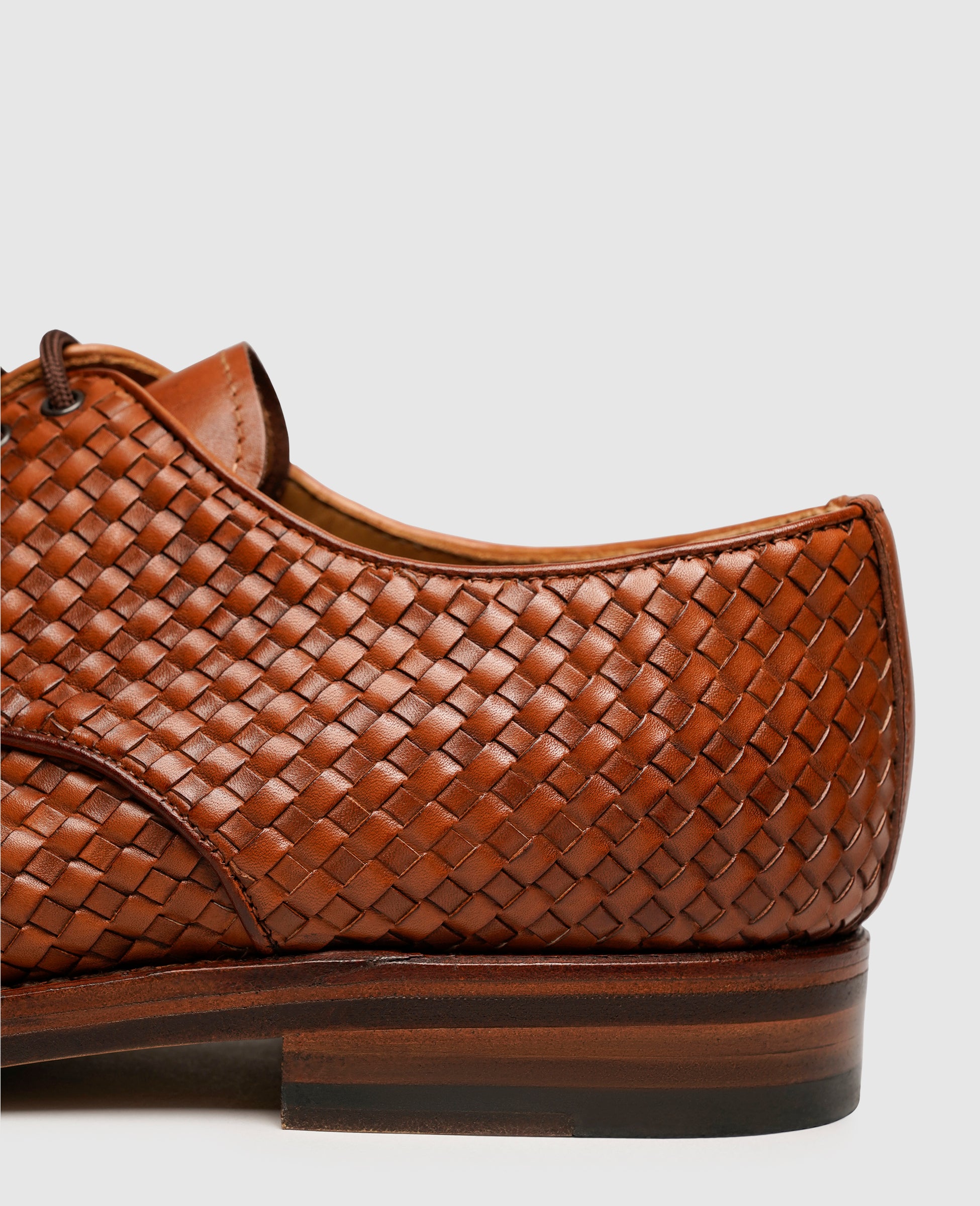 Braided lace-up shoes for men | Heinrich Dinkelacker
